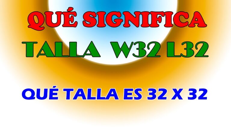 A qué corresponde la talla 32: Guía completa de equivalencias de tallas ...